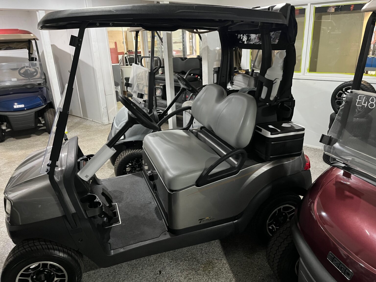 Club Car Tempo Lithium Metallic Platinum - All Coast Golf Cars