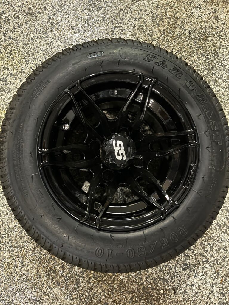 10″ Black RHOX Mags - All Coast Golf Cars